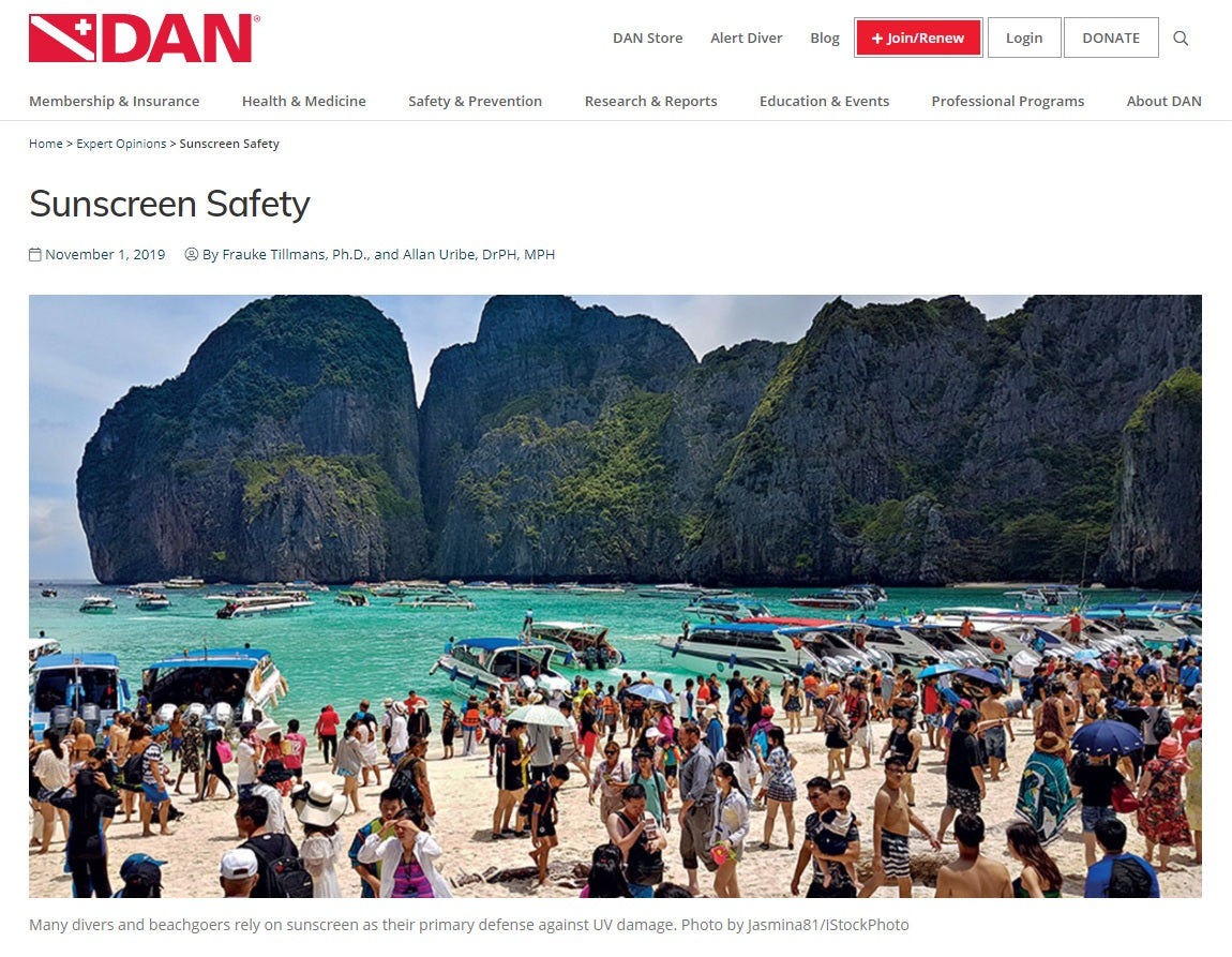 ScubaScreen CEO featured in DAN Magazine